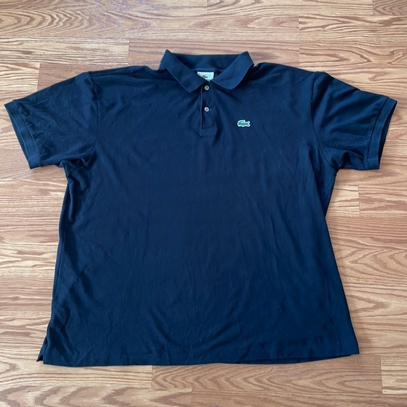Lacoste | Shirts | Lacoste Black Classic Polo Size Lacoste 7 | Poshmark